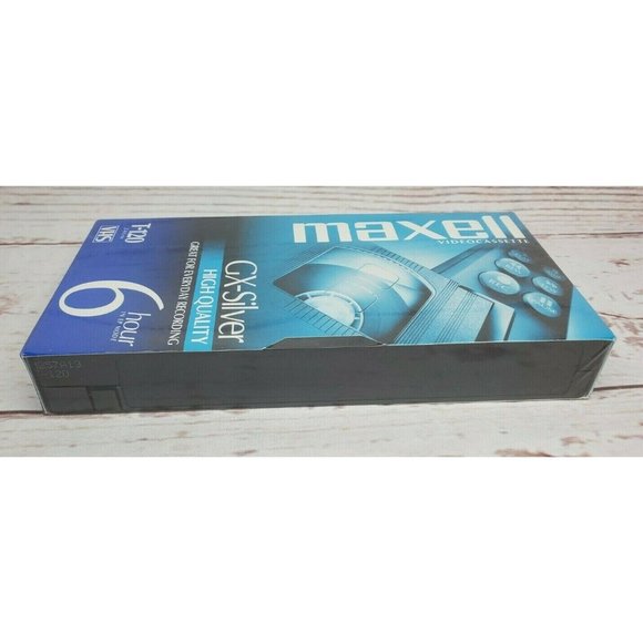 Maxell | Media | Maxell Gxsilver 6 Hours T2 Vhs Blank Tape Brand New ...